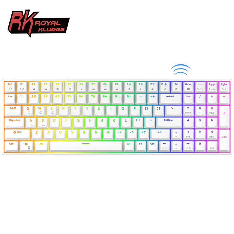 Royal Kludge RK100 RK860 Bluetooth 2.4G RGB Hotswappable Mechanical ...