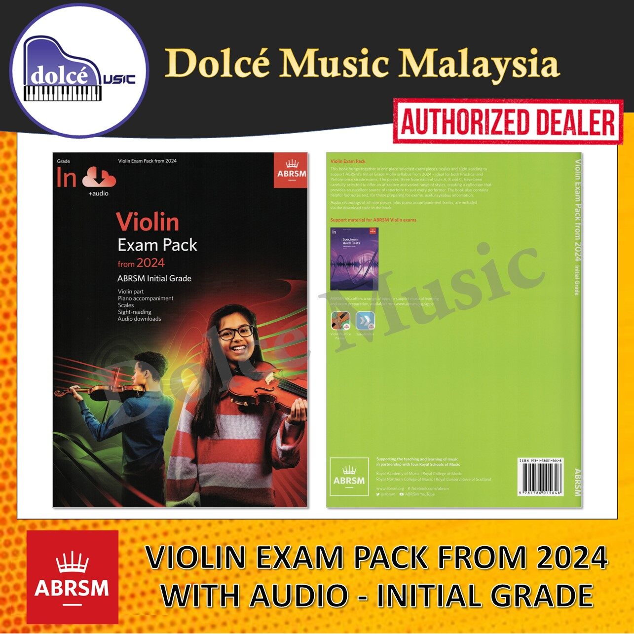 ABRSM - Violin Exam Pieces From 2024 Initial Grade - Grade 1 | Lazada