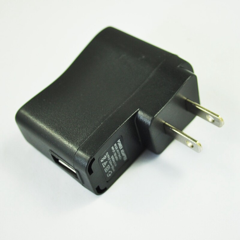 AC 110V-240V to DC 5V 500mA USB to 2 Pin US Plug Power Adapter Charger ...