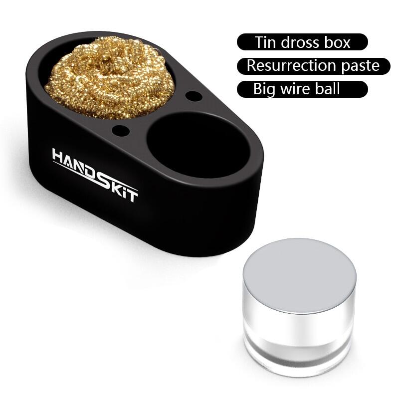 Silicone Desoldering Soldering Tin Remove Steel Box Cleaning Cleaner ...