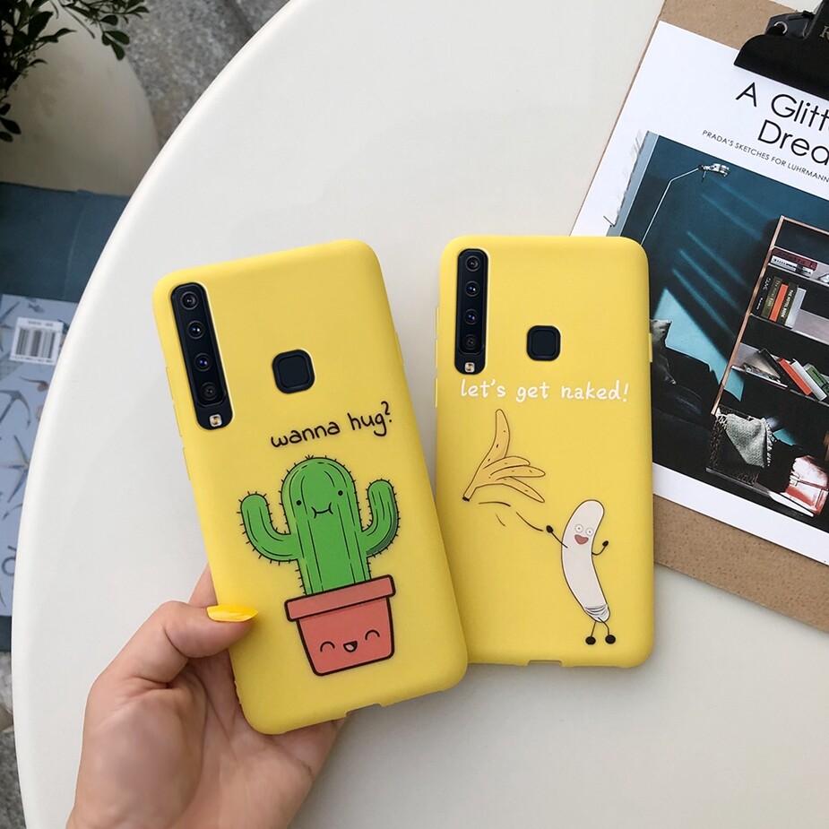สำหรับSamsung Galaxy A9 2018 กรณีSM-A920F A920 ซอฟท์ซิลิโคนน่ารักทาสีปก ...