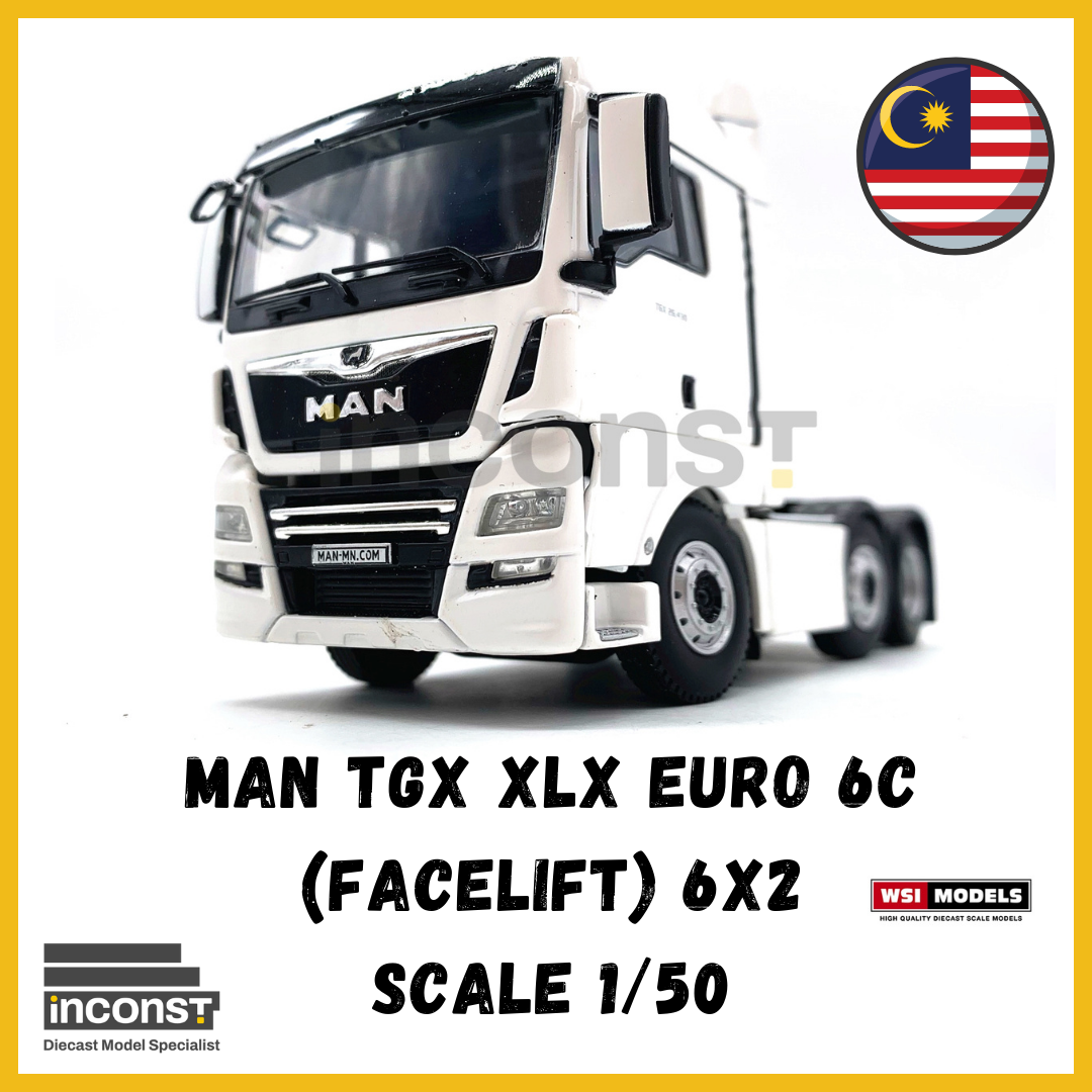 WSI Models | MAN TGX XLX Euro 6C (Facelift) 6X2 | Diecast 1/50 Scale ...