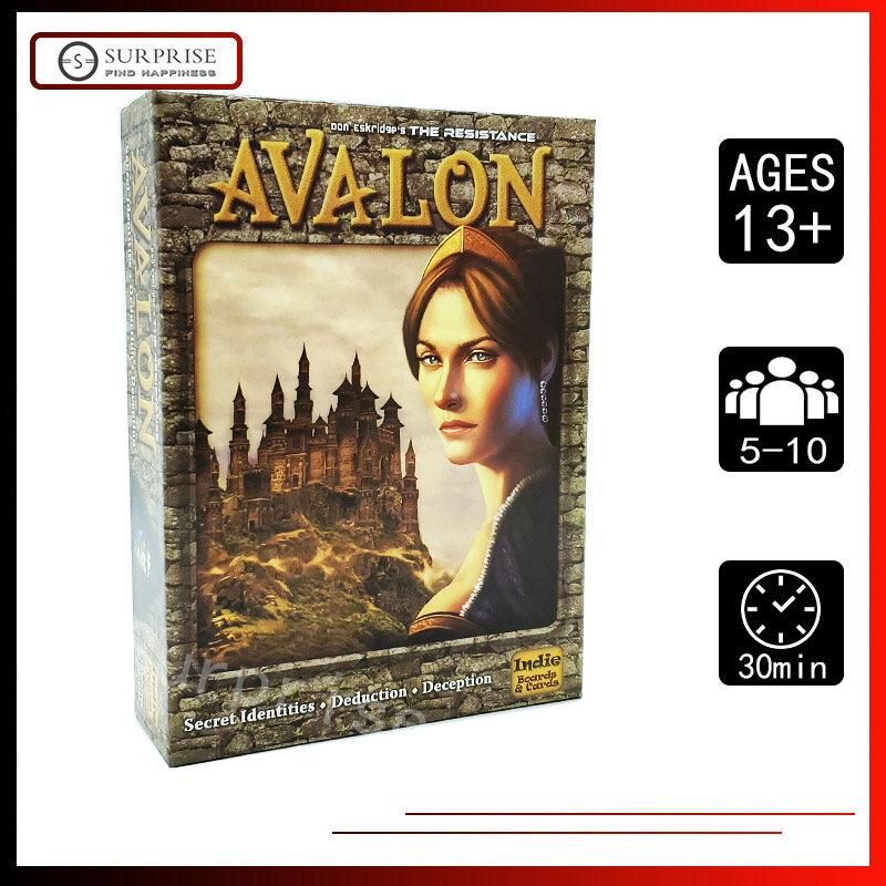 【Ready Stock】เกมกระดานคลาสสิกThe Resistance: Avalon Board Gameเกมอินดี้ ...