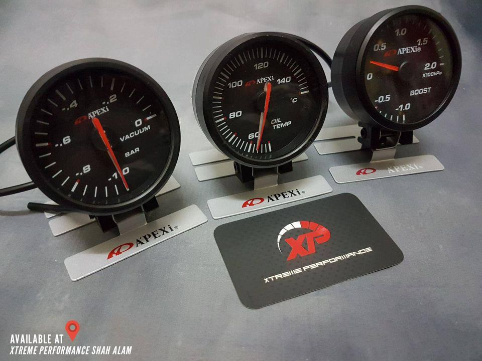 METER APEXI BLACK FACE 68MM SMS OIL TEMP | Lazada