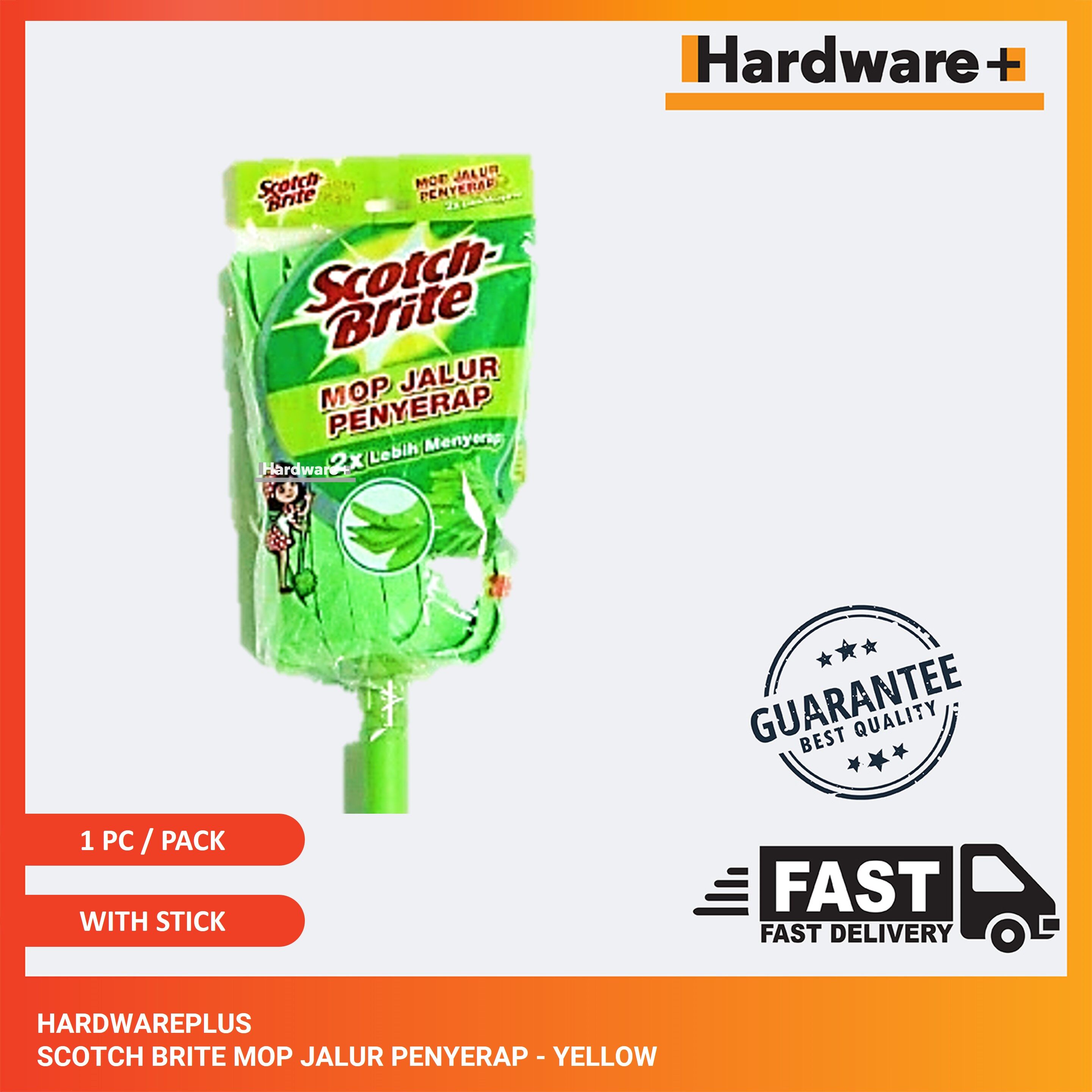 [HARDWAREPLUS] Scotch Brite AB Mop Jalur Penyerap (With Handle ...