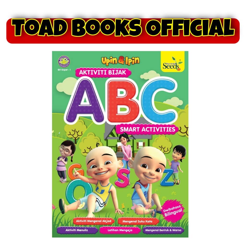 TOAD BOOKS : UPIN & IPIN BUKU AKTIVITI ABC SIRI OOPET - SERIES 1 ( SIRI ...