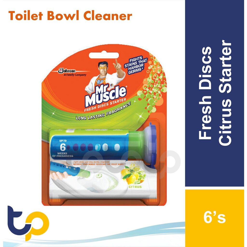 Mr Muscle Fresh Discs Starter 6's / Refill 12's | Lazada