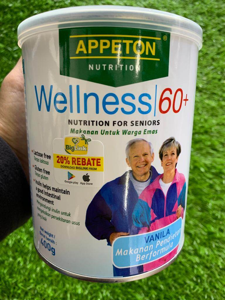 APPETON WELLNESS 60+ VANILLA FLAVOUR 400G | Lazada