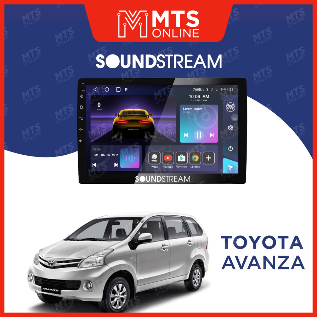 SOUNDSTREAM 9'/10' QLED (4+64GB/6+128GB) Car Player FOR TOYOTA - CYBER ...