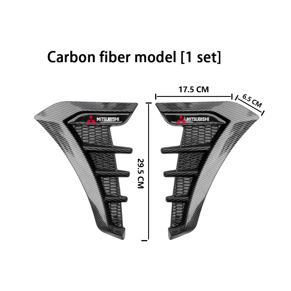 Universal Automobile Leaf Plate Decoration Flank Fender Motors Modified ...