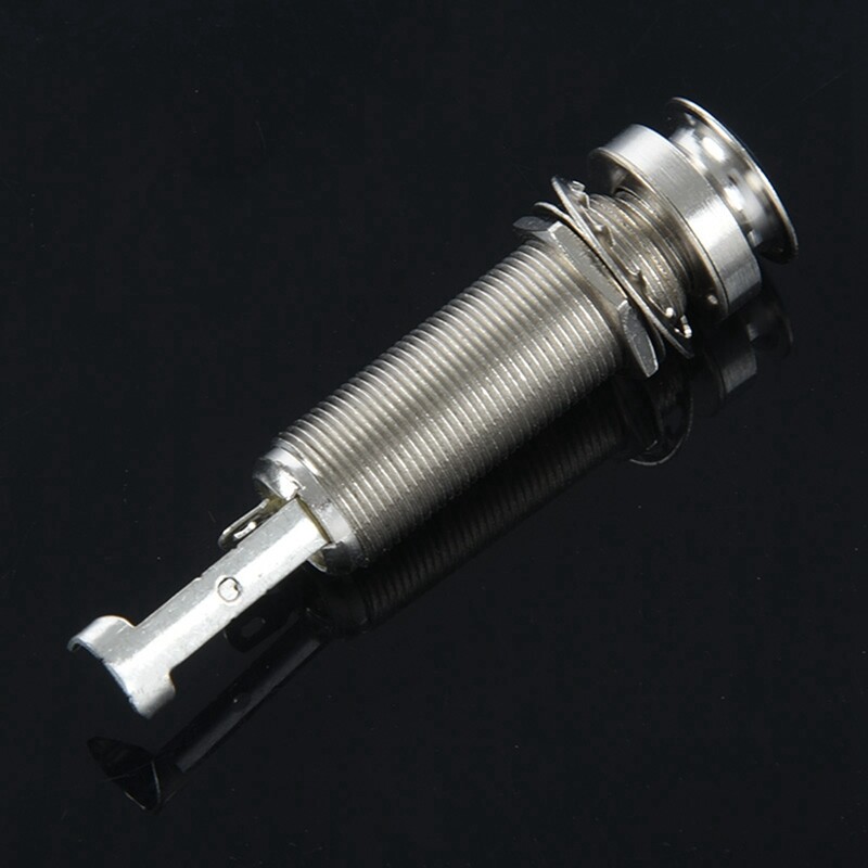 10PCS Guitar Pickup Endpin Output Jack Nickel Strap Lock Chrome - DSDG ...