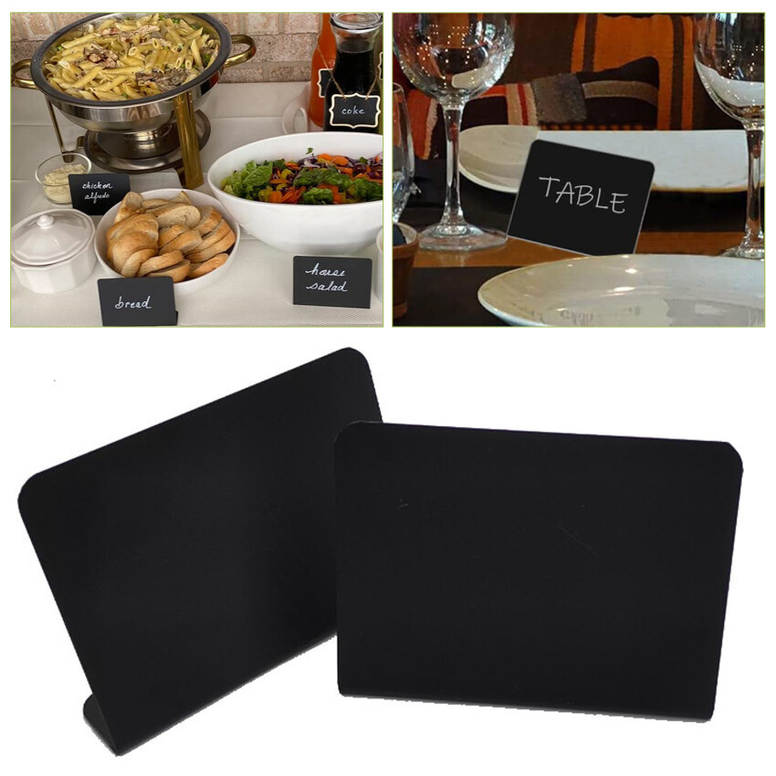 Mini Chalkboard Signs For Labels Set Of 10, Small Chalkboard Reserve ...