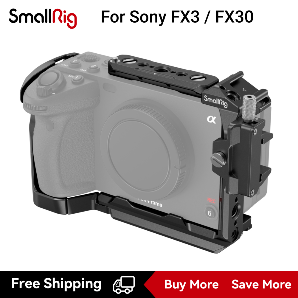 SmallRig Cage for Sony FX30 FX3 with HDMI Cable Clamp 1/4"-20 Threaded ...