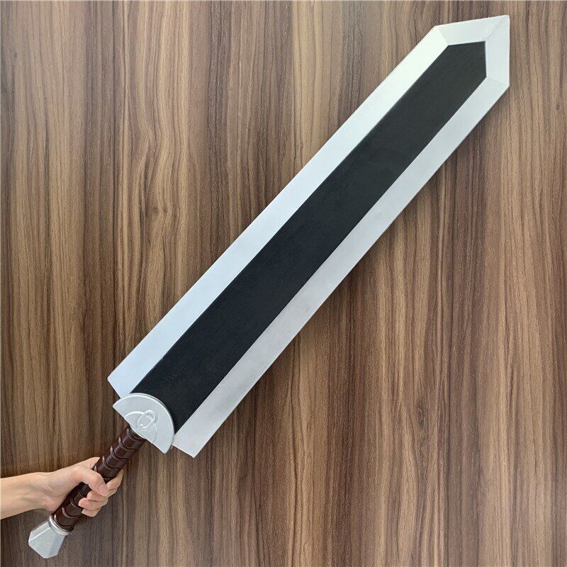 Anime Berserk Cosplay Guts Dragon Chopping Sword Prop 1:1 Black Great ...