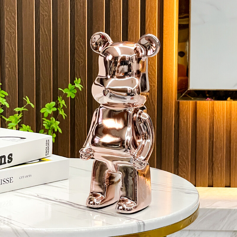 20cm 30 cm bearbrick original 400% Bearbricklys Action Figures Block ...