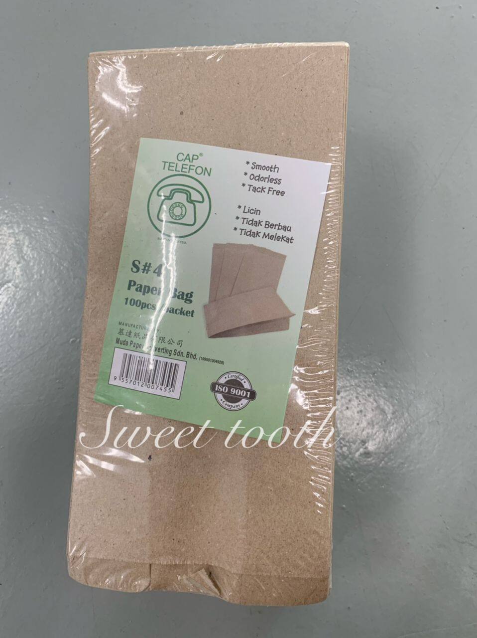 CAP TELEFON S4 PAPER BAG 100PCS PISANG GORENG WAFFLE | Lazada