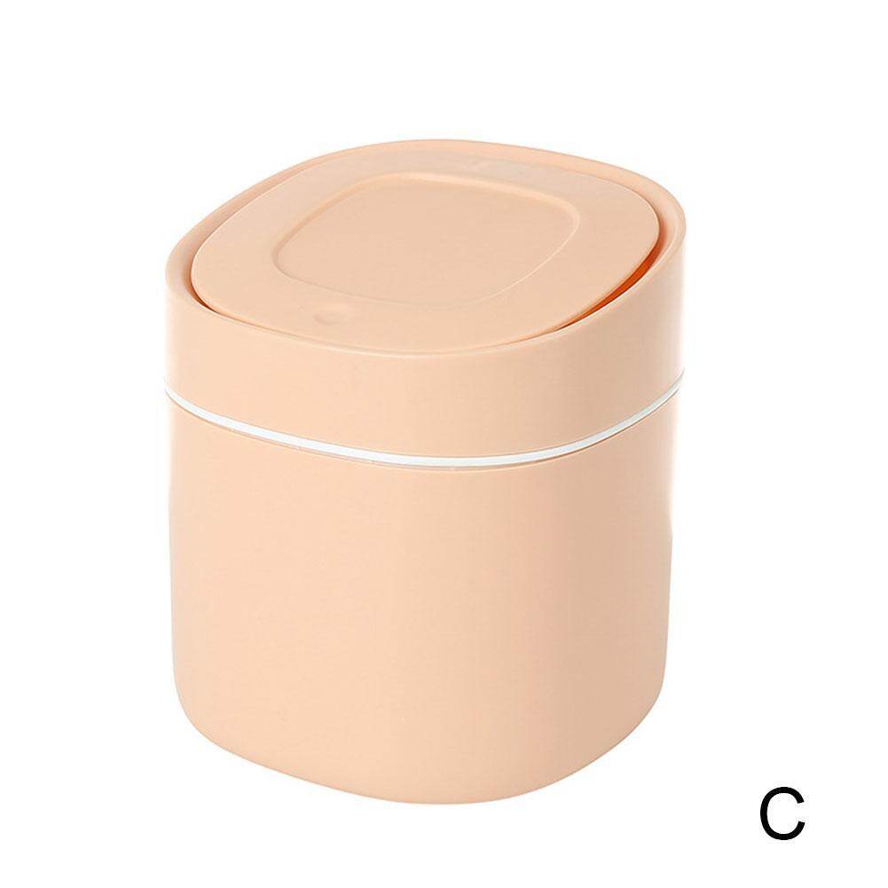 Mini Waste Bin Desktop Garbage Basket Tabletop Plastic Trash Sundries ...