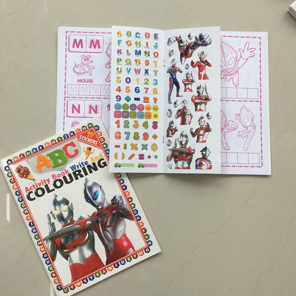 The Gift Colouring Book Buku Warna Activity Write and Coloring Buku ...