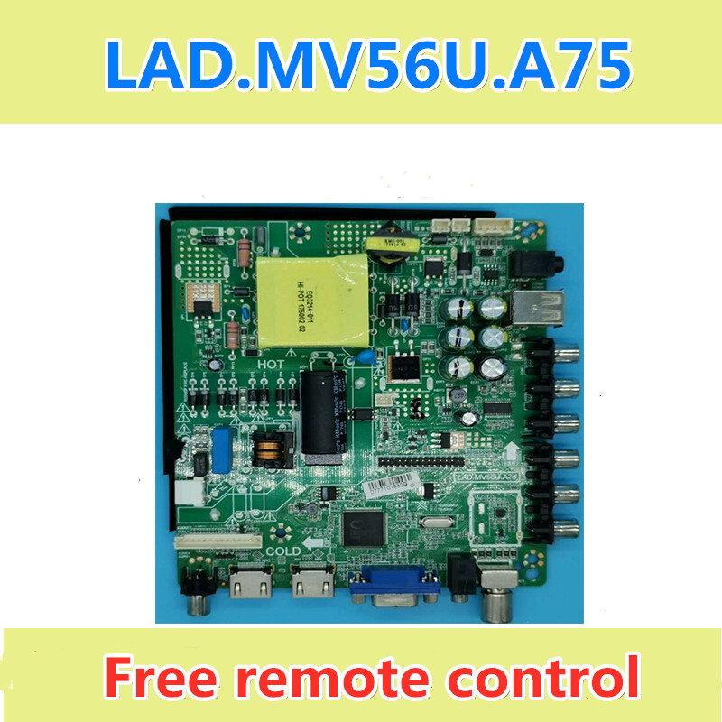 1Pc LAD.MV56U.A75 LCD TV universal motherboard free remote control ...