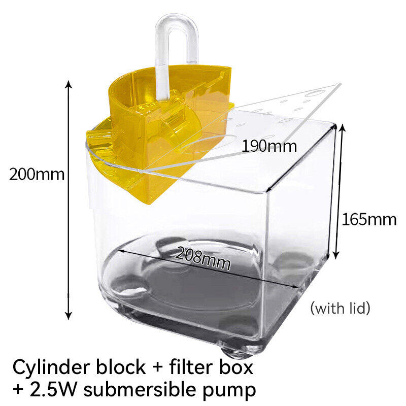 Lovinland Aquarium Desktop Fish Tank Silent Filter Small Mini ...