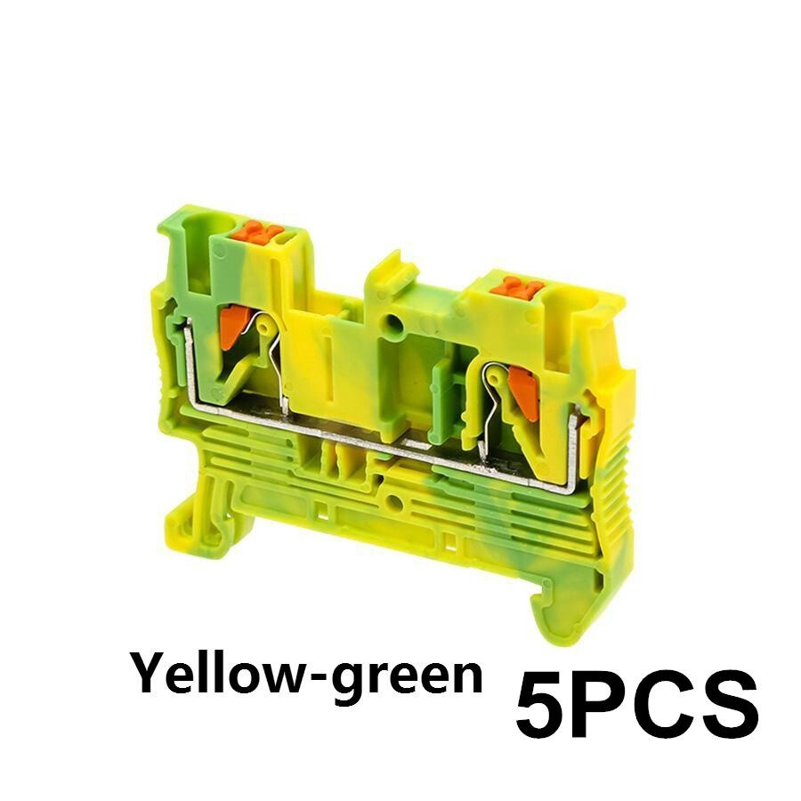 5Pcs Rail Terminal Blocks PT-2.5 PHOENIX CONTACT Push In Spring ...
