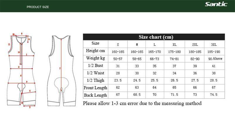 Santic Men's Bike Riding Triathlon Pro 4D Padded Quick Dry Sleeveless ...