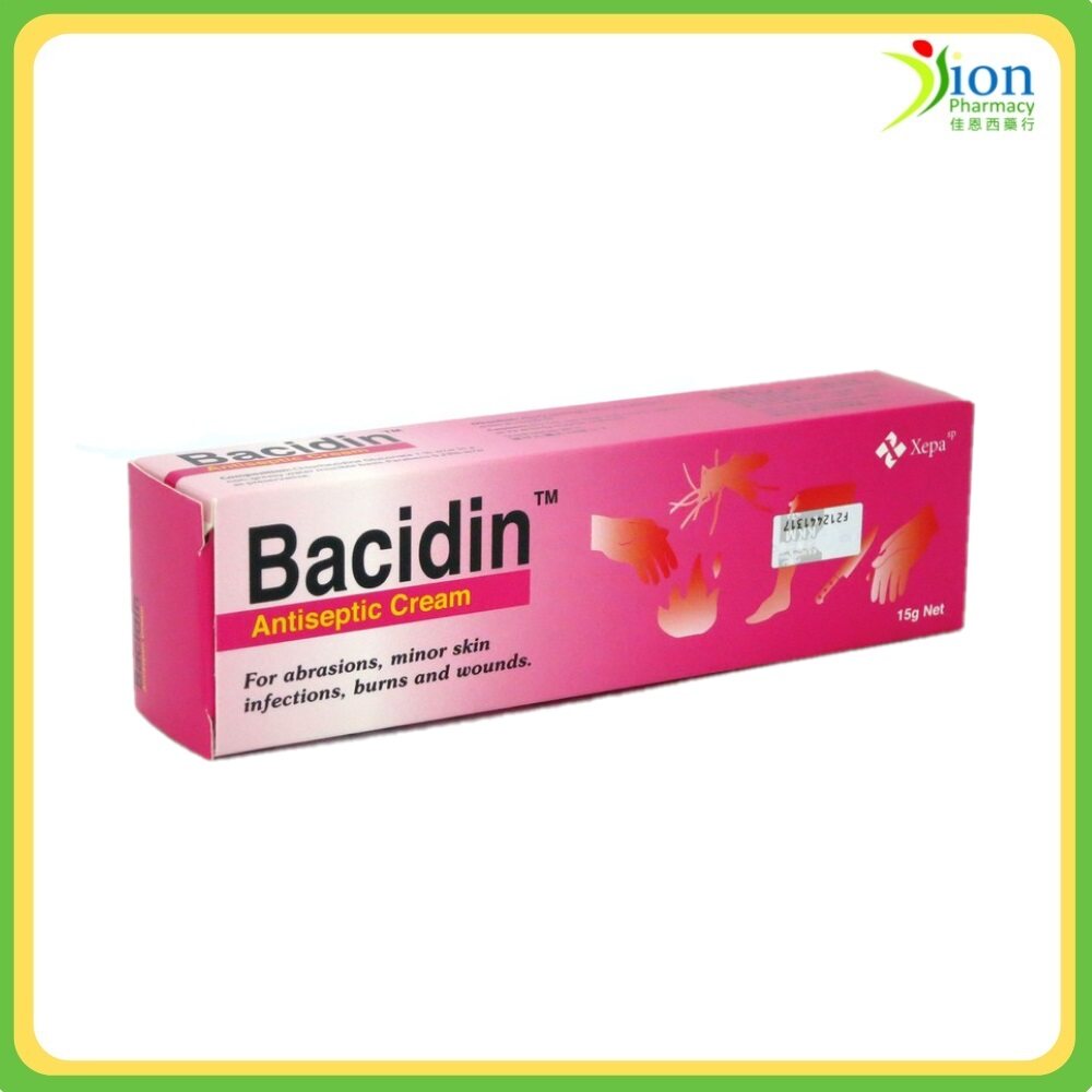 BACIDIN ANTISEPTIC CREAM 15G | Lazada