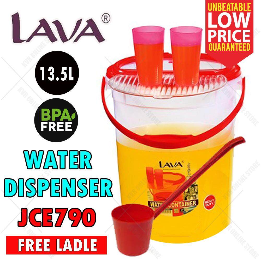 LAVA Water Dispenser 13.5L WDP790 with Pipe & Base/ JCE790 with Ladle ...