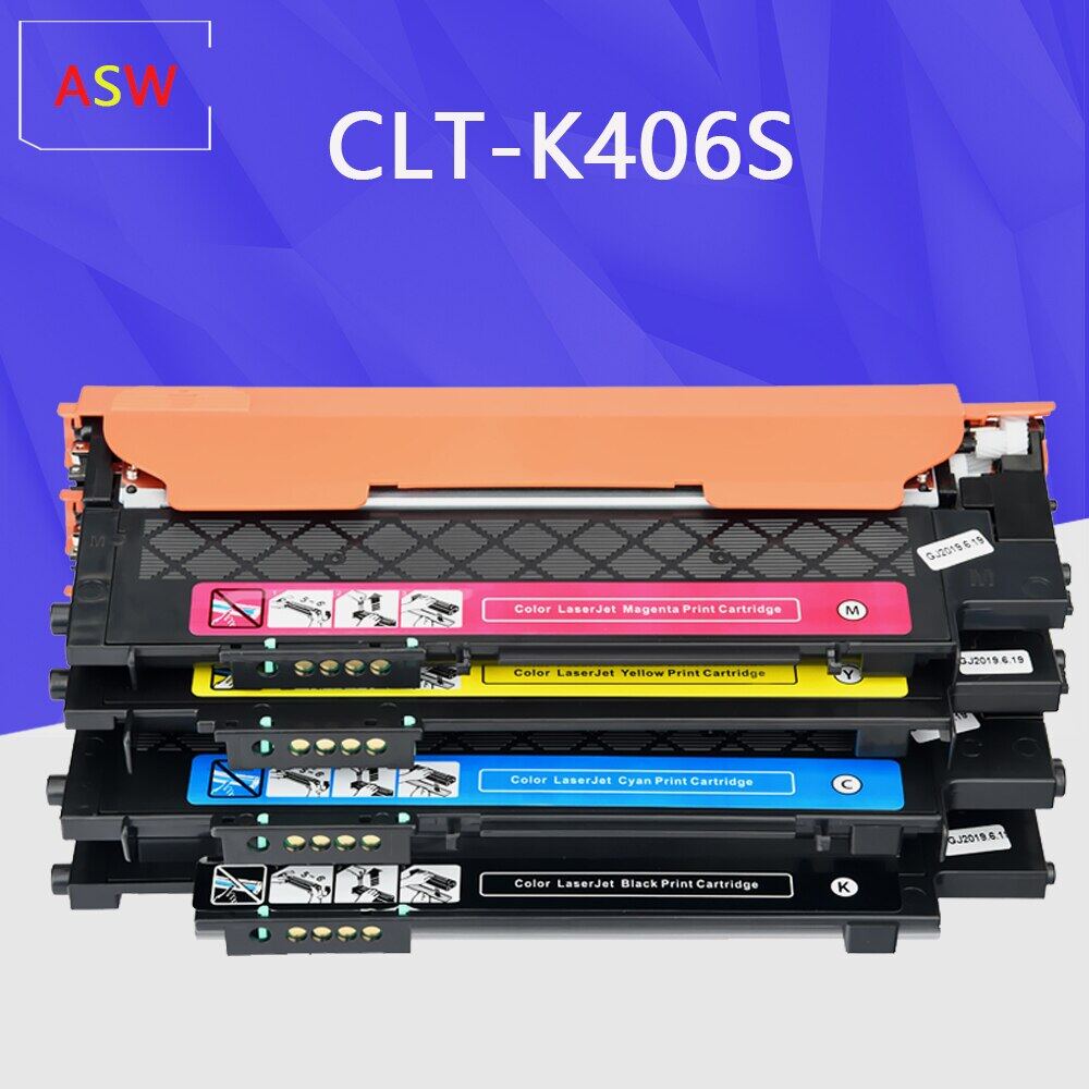4สีหมึกพิมพ์ CLT 406S CLT-K406S CLT-M406S C406S 406สำหรับ Samsung 3305W ...