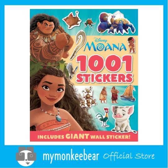 Disney Moana 1001 Stickers Book | Lazada