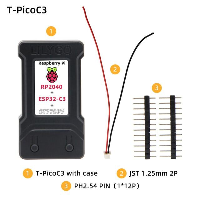 Lilygo® T-Display T-Picoc3 Esp32 Esp32-C3 Rp2040 Raspberry Pi Module 1. ...