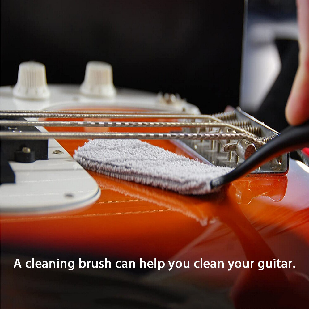 15 PCS Guitar Maintenance Tool Kit with Cleaning Brush Guitar ...