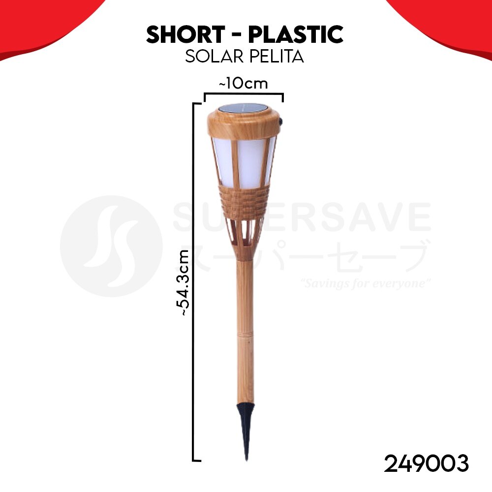 SUPERSAVE Pelita Buluh Solar Raya LED Light Bamboo Waterproof ...