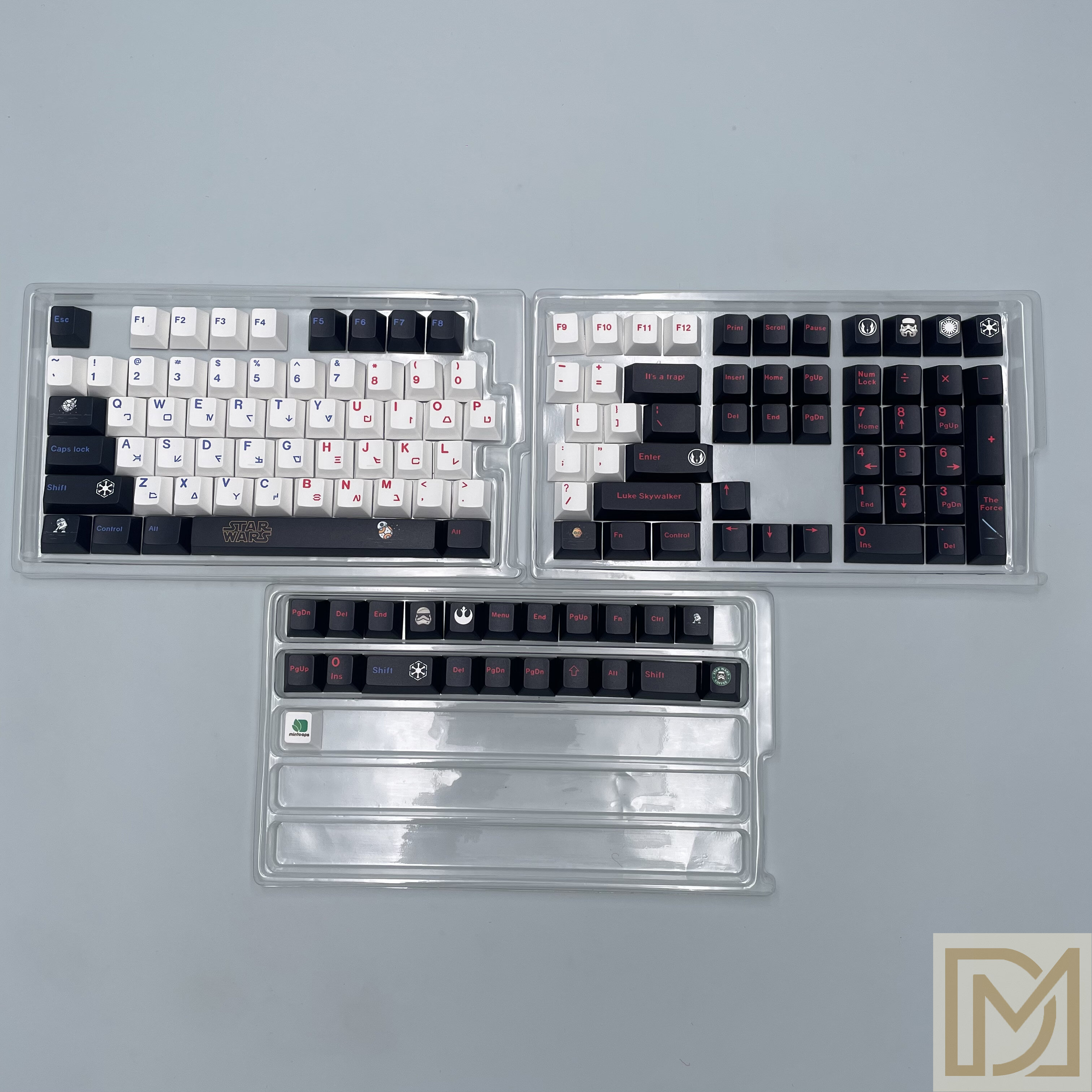 Star Wars Keycap PBT Dye Sub Cherry Mandalorian Yoda Keycaps 129pcs Fit ...