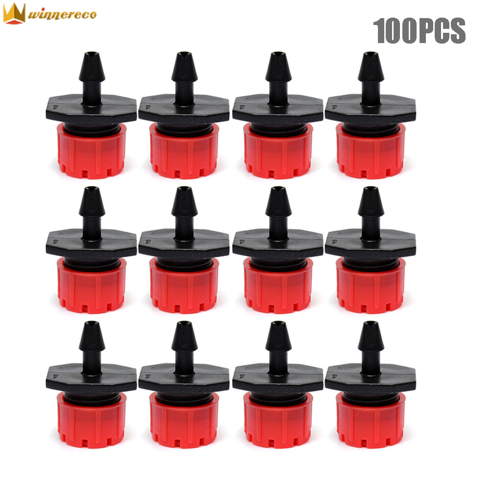 100pcs Adjustable Water Dropper Micro Flow Irrigation Hose Drip Head ...