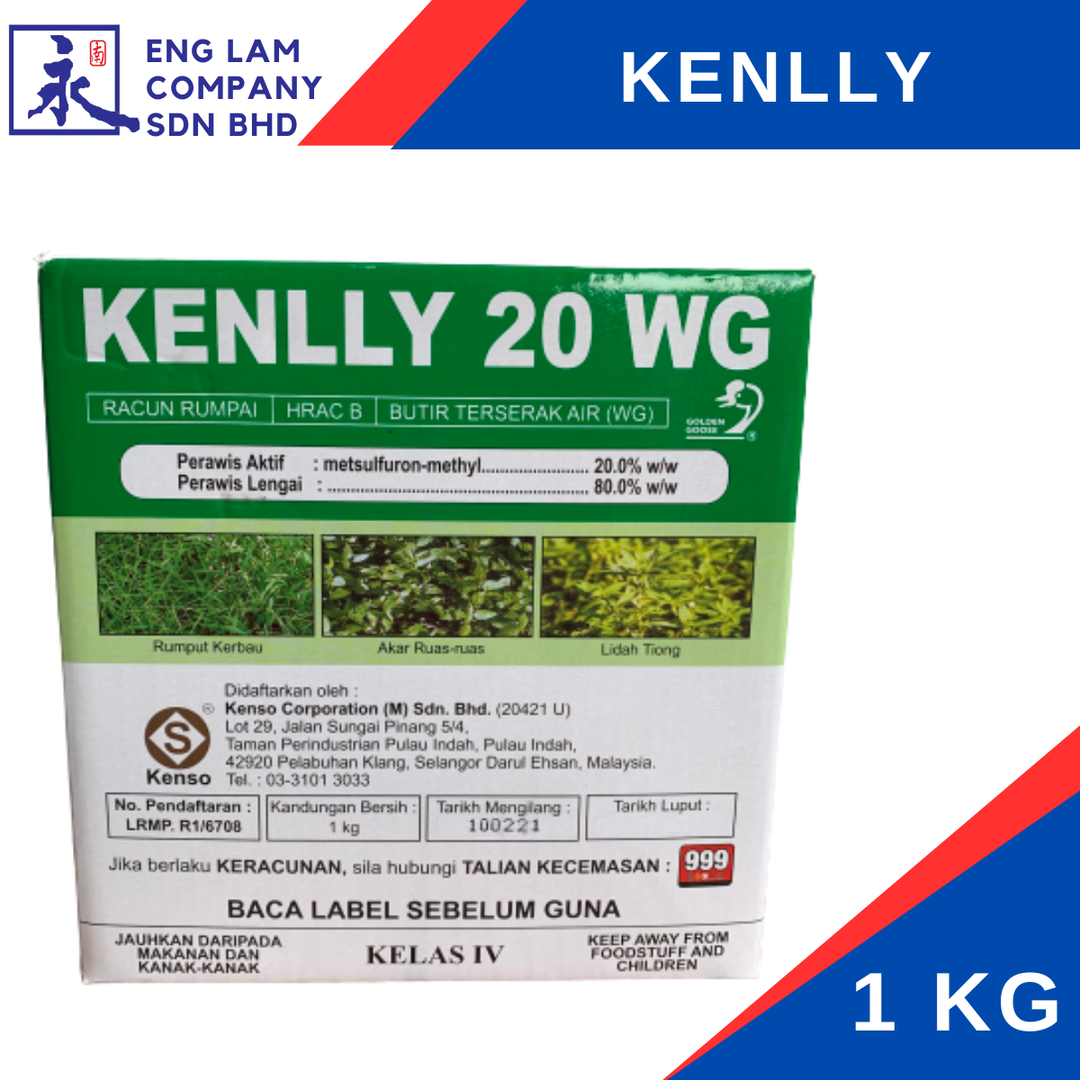 Kenlly | Racun Rumpai | Anak Kayu | Eitan | 1Kg | Lazada