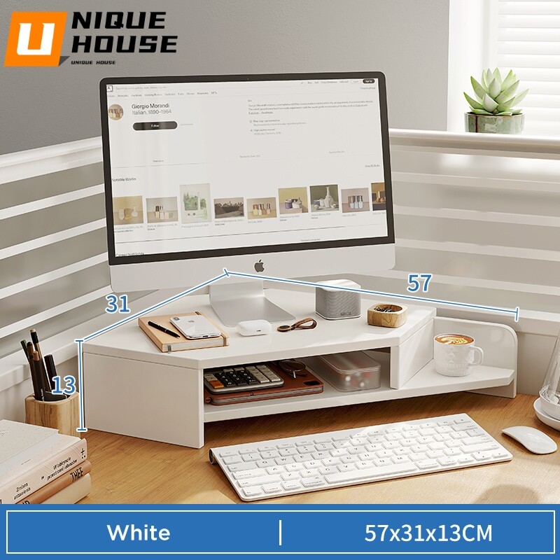 Monitor Shelf Desk Organizer Desktop Rack Shelf Screen Increased Shelf ...