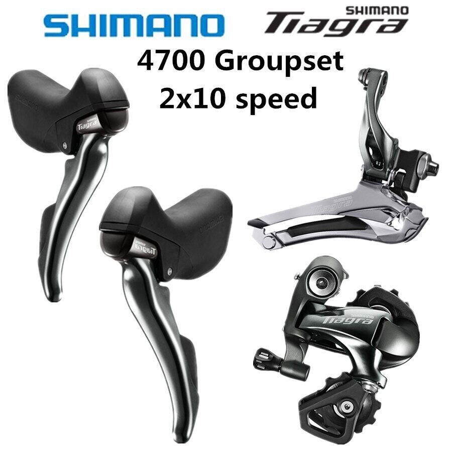 SHIMANO Tiอากร้า4700 2X10ความเร็วชุดเกียร์จักรยานเสือหมอบ ST 4700คัน ...