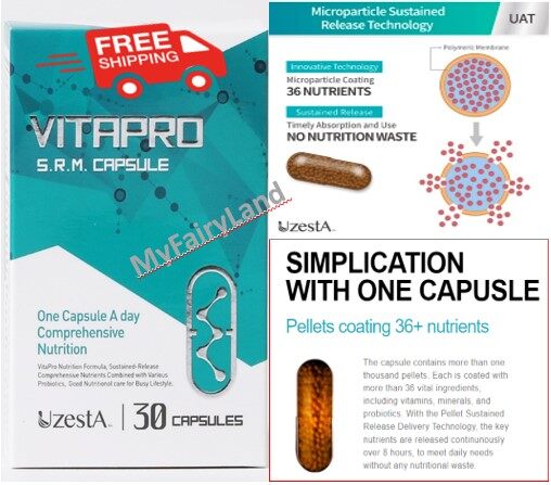 VITAPRO S.R.M CAPSULE 善宝营养缓释微粒胶囊( 30 capusules | Lazada
