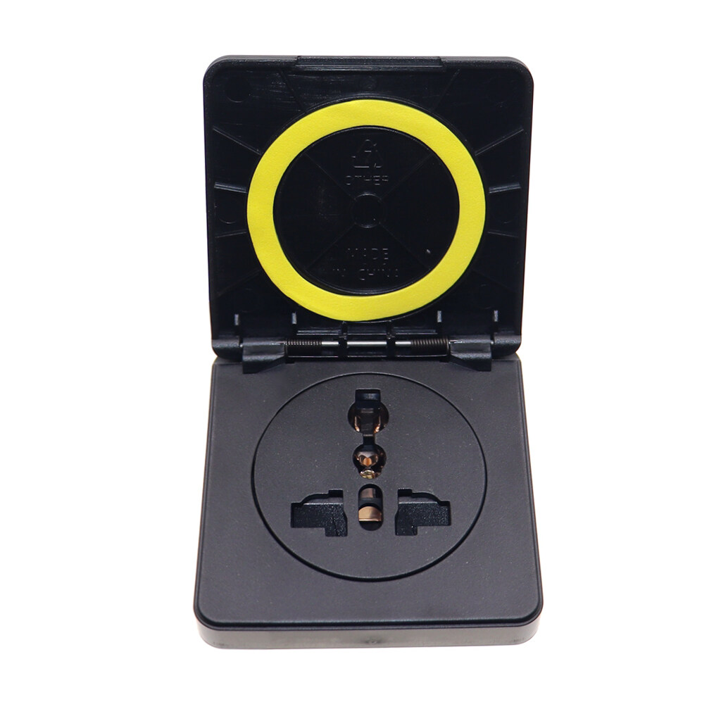 Universal Waterproof Industrial Socket 60*60mm, EU UK US AC Power ...
