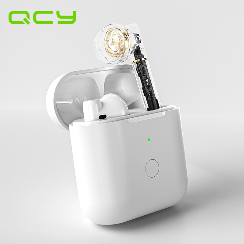 QCY T8S (รุ่นอัพเกรดจากM18) หูฟังบลูทูธไร้สาย True Wireless BT 5.1 กันน้ำ ลดเสียงดีเลย์ gaming ...