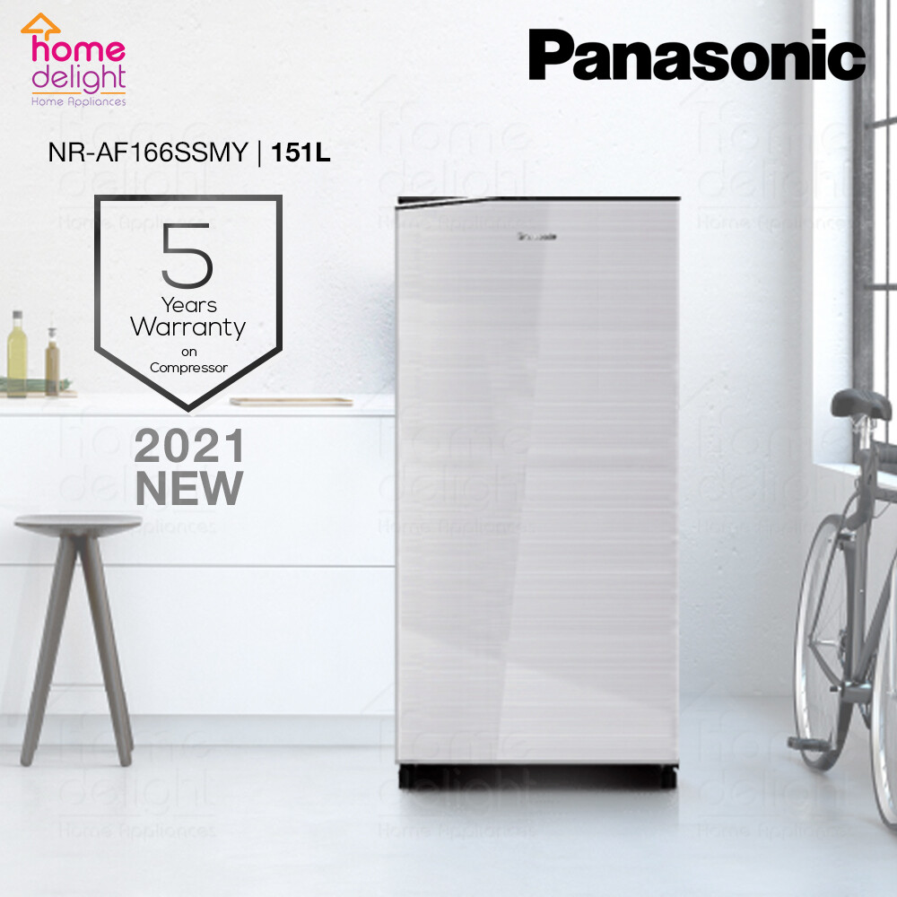 Panasonic Single Door Fridge 151L [ NR-AF166SSMY / NR-AF166SS ] | Lazada