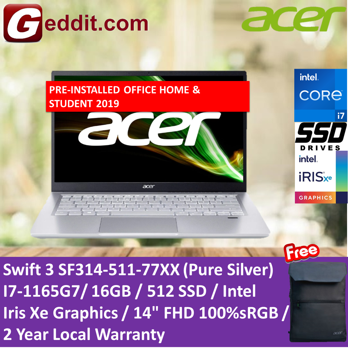 Acer Swift 3 SF314-511 Price in Malaysia & Specs - RM4085 | TechNave