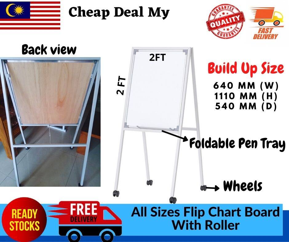 Cheap Deal 1.5x2 2x2 2x3 3x4 Flip Chart Board with roller whiteboard ...