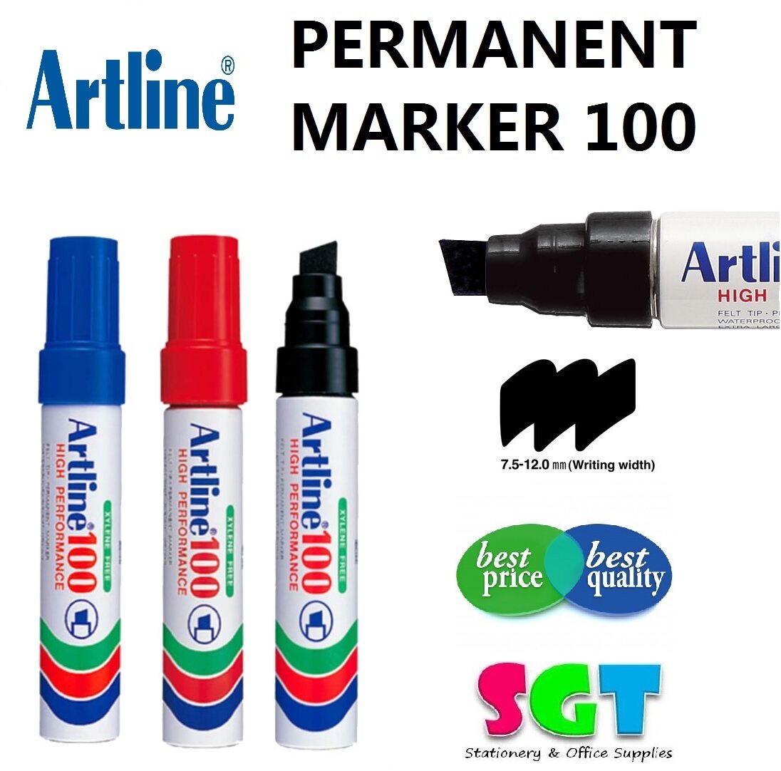 ARTLINE 100 HIGH PERFORMANCE PERMANENT MARKER | Lazada