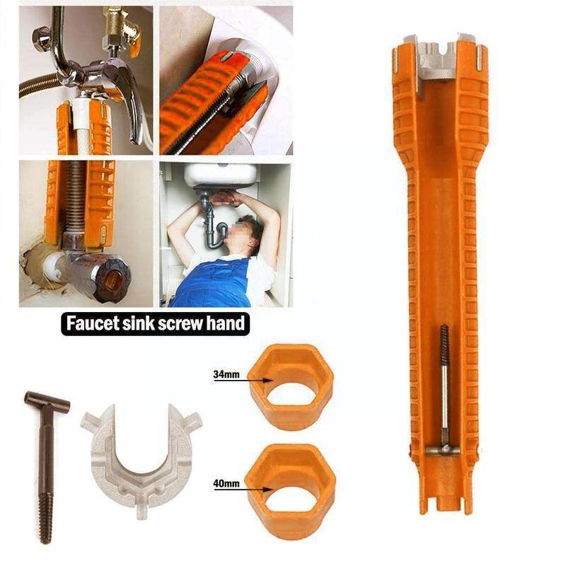 8 In 1 Basin Flume Wrench Faucet Sink Installer Plumbing For Plumbers ...