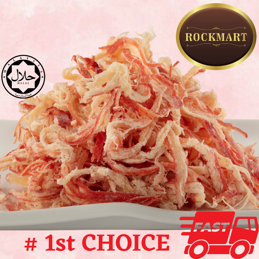 SOTONG KERING OSAKA PEDAS ( halal ) DRY CUTTLEFISH OSAKA SPICY / 日本辣鱿鱼丝 ...