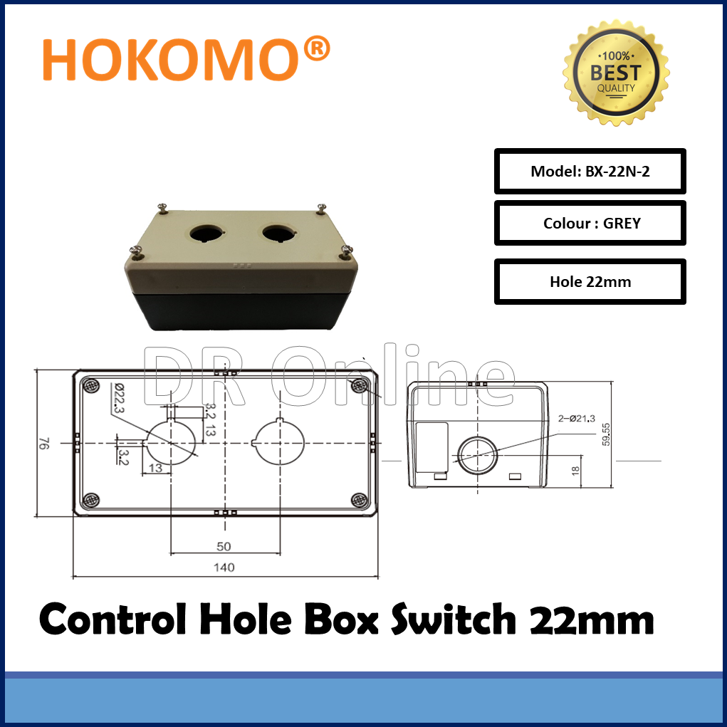 Hole Box Push Button Switch Control Box 1Hole Box / 2 Hole Box/ 3 Hole ...