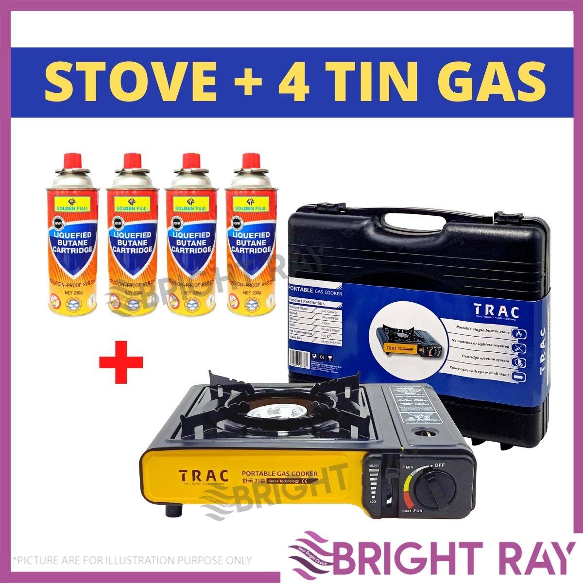 TRAC Dapur Gas Portable Gas Stove Outdoor Butan Gas Stove Dapur Camping ...