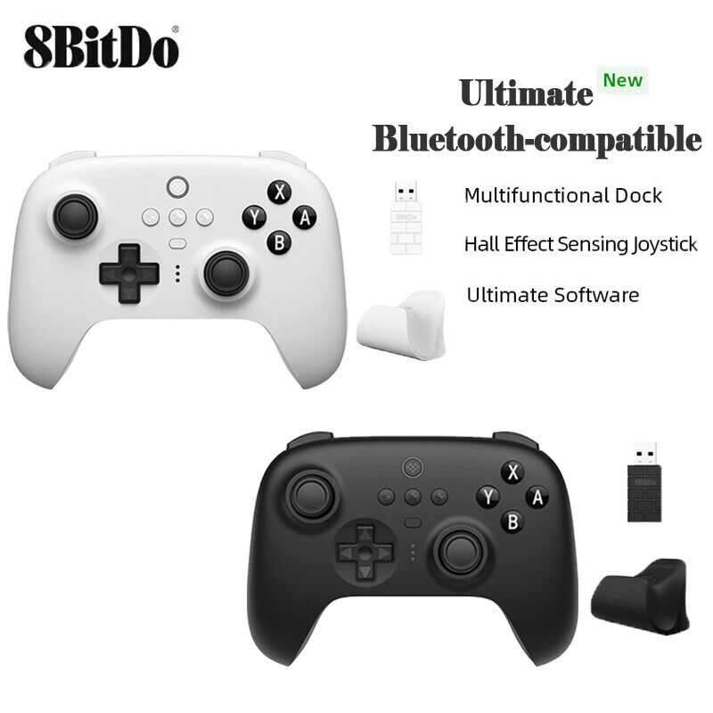 8BitDo Ultimate C 2.4G USB Bluetooth WIRELESS Controller WITH Charging ...